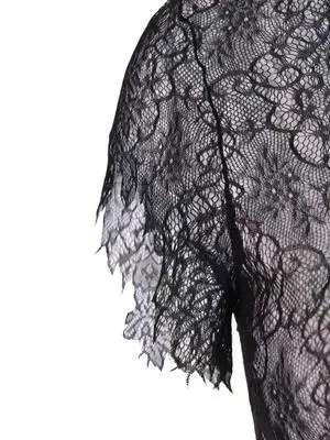 PAULINE DUJANCOURT Pauline Ducourt-lace Short-sleeve Top
