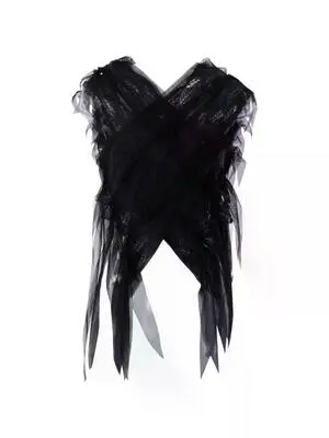 PAULINE DUJANCOURT Asymmetrical Ruffled Top