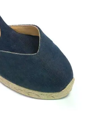 CastaÑer Chiara Canvas Wedge Espadrilles - Blue
