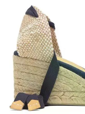 CastaÑer Chiara Canvas Wedge Espadrilles - Blue