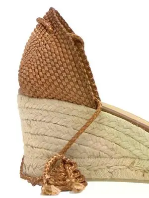 CastaÑer Cora Tie-fastening Wedge Espadrilles