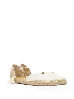 CastaÑer Brava Lace-up Espadrilles - White