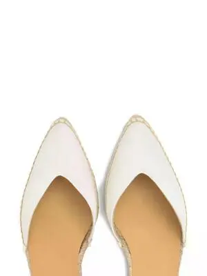 CastaÑer Brava Lace-up Espadrilles - White
