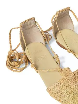 CastaÑer Gilda Braided Raffia Espadrilles