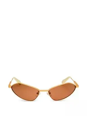Jacquemus Geometric Sunglasses - Gold
