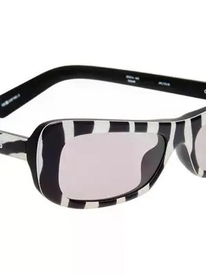 Jacquemus Zebra Print Cat-eye Sunglasses - Black