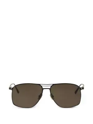 Brunello Cucinelli Geometric Frame Sunglasses - Brown