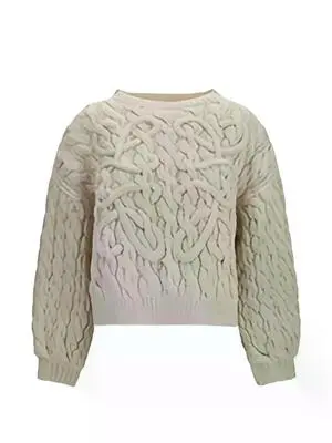 Loewe Anagram Cable Knit Sweater
