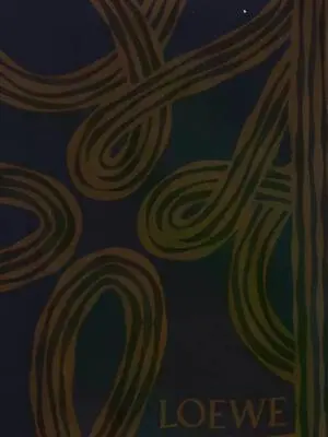Loewe Anagram-print Silk Scarf