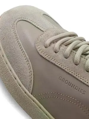 GROUNDS Suede Panelled Groundies Sneakers