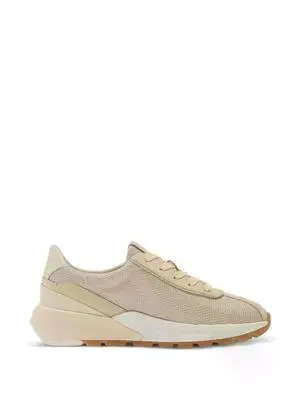 Geox Metropoli Mesh-panelled Sneakers - Neutrals