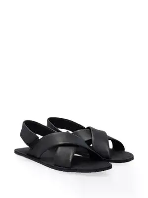 GROUNDIES Crossover Strap Sandals