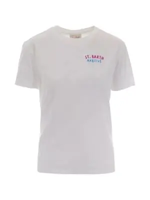 Mc2 Saint Barth Straight Hem T-shirts For Women
