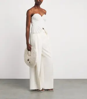 Cult Gaia Pleated Jace Corset Top