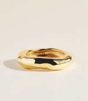 Alexis Bittar Molten Wide Bangle - Gold