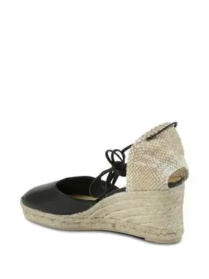 CastaÑer Carina Wedge Espadrilles - Black