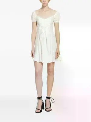 DAISY Corset-style Mini Dress With Lace Trim
