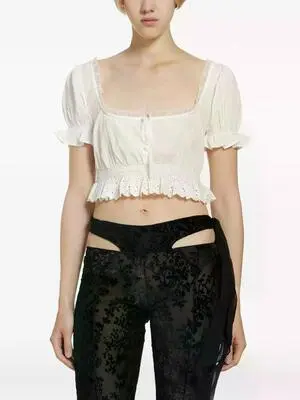 DAISY Lace-trimmed Blouse