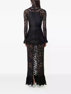 Rabanne Lace-panelled Maxi Dress