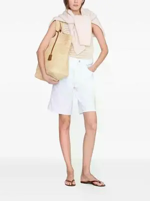 ANINE BING Jasper Cotton Shorts