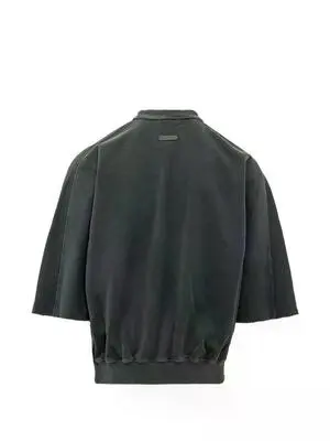 Fear Of God Logo Print Short Sleeve Sweatshirt