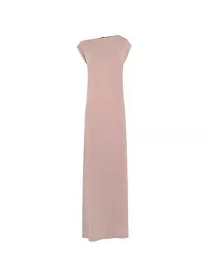 Seventy Cap-sleeve Boat-neck Maxi Dress