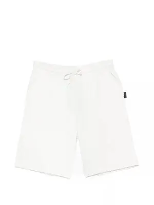 OUTHERE OUTHERE Drawstring Logo-Patch Shorts White