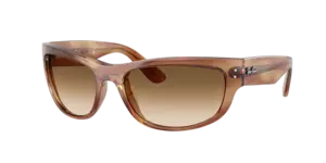 Ray-ban Ray-Ban Mega Balorama Sunglasses Clear Gradient Brown