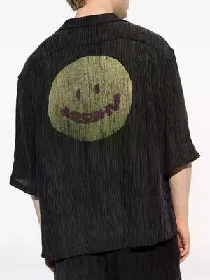 MISBHV Smile Crinkled-finish Shirt