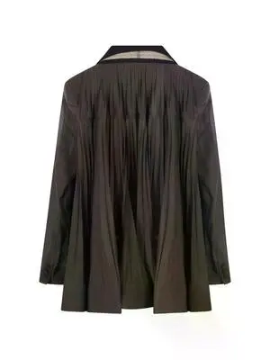 Sacai Double-breasted Pleated Jacket