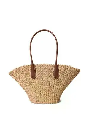 Polo Ralph Lauren Tote Bag With Leather Trim