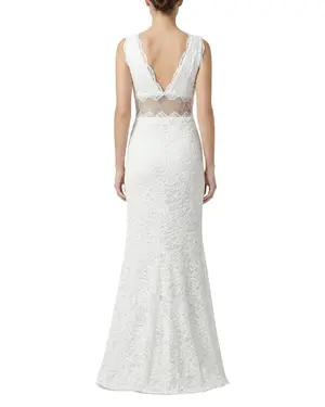 NIGHTCAP Lace Plunge Maxi Dress