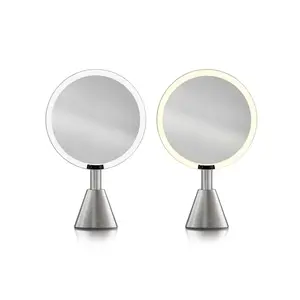 ILIOS LIGHTING 5x Deluxe Rechargeable Mirror - Silver