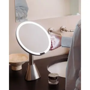 ILIOS LIGHTING 5x Deluxe Rechargeable Mirror - Silver