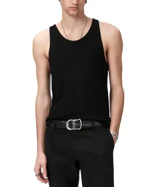 John Varvatos Marcy Textured Tank - Black