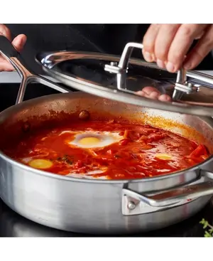 DEMEYERE Essential 5 Stainless Steel Saute Pan, 3 Qt