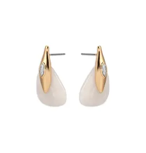 Ettika Pave & Stone Drop Earrings