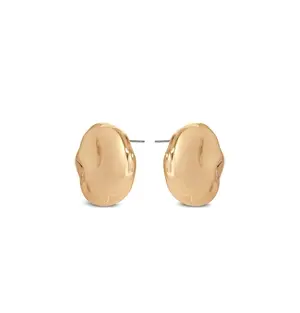 Ettika Molten Button Stud Earrings