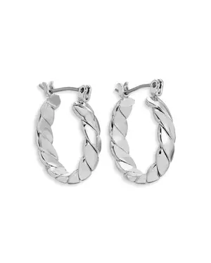 Ettika Textured Mini Hoop Earrings