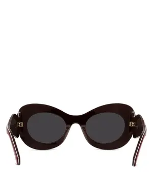 Loewe Signature Butterfly Sunglasses - Red/grey