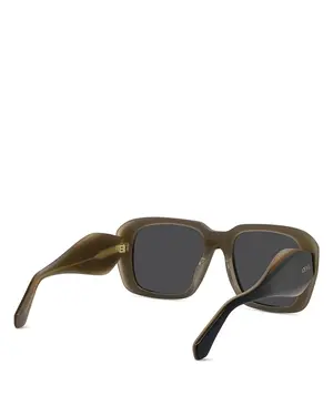 Loewe Signature Square Sunglasses, 53mm - Black/grey