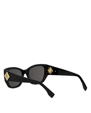 Fendi Ff Diamonds Cat Eye Sunglasses