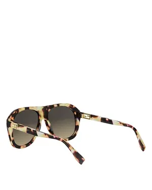 Fendi Baguette Square Sunglasses, 57mm