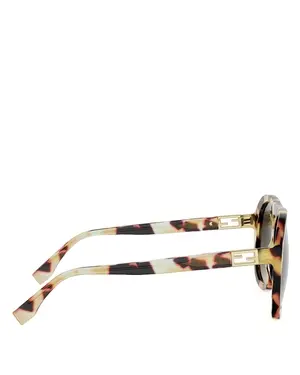 Fendi Baguette Square Sunglasses, 57mm