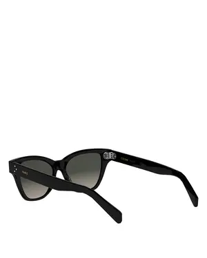 Celine 3 Dots Hd Cat Eye Sunglasses - Black/smoke