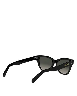 Celine 3 Dots Hd Cat Eye Sunglasses - Black/smoke