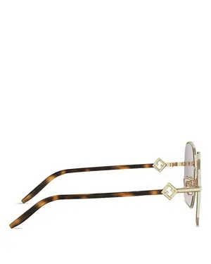 Fendi Ff Diamonds Square Sunglasses, 58mm