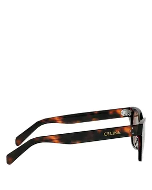 Celine 3 Dots Hd Cat Eye Sunglasses, 52mm - Havana/brown