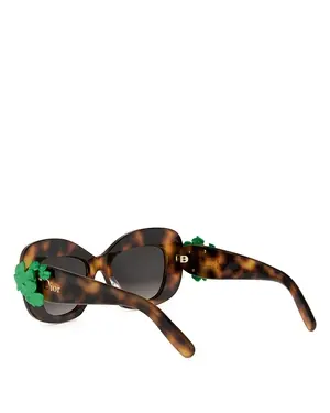Dior Clover Butterfly Sunglasses, 51mm