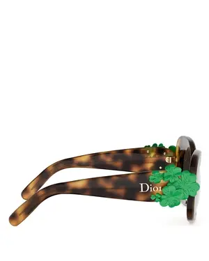 Dior Clover Butterfly Sunglasses, 51mm